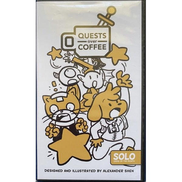 Kit de pochettes pour Quests Over Coffee: Solo Game Of The Month Editi ...